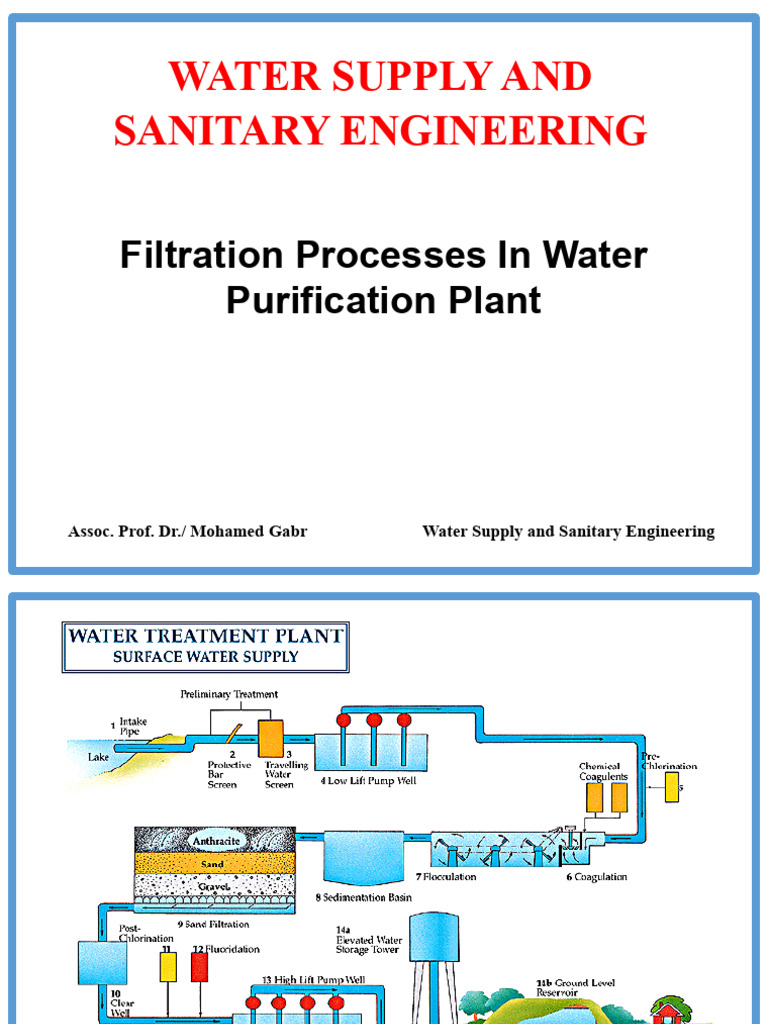 Lecture 7 Chapter 6 Filteration | PDF | Filtration | Water Purification