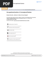Participatory Occupational Justice Framework | PDF | Occupational ...