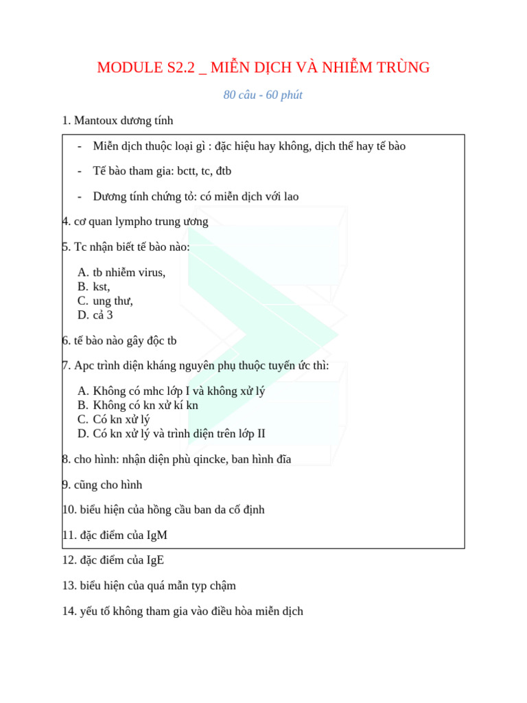 Review S2.2 EOC | PDF