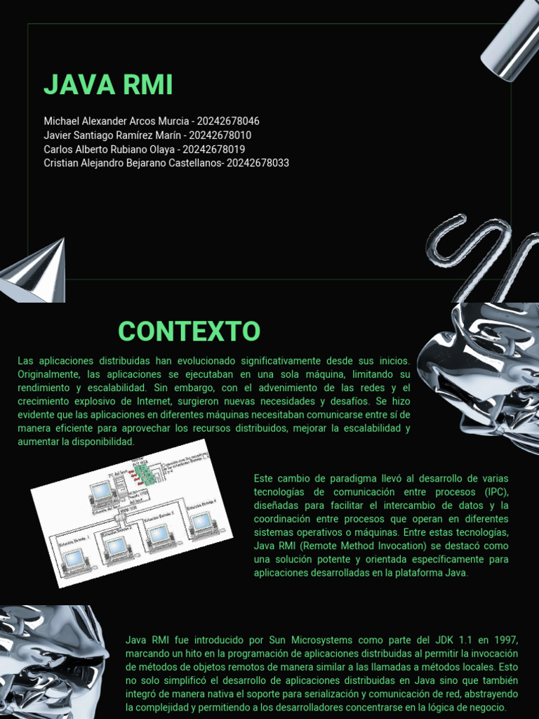 Java Rmi 301 2024 3 | PDF | Java (lenguaje de programación) | Informática