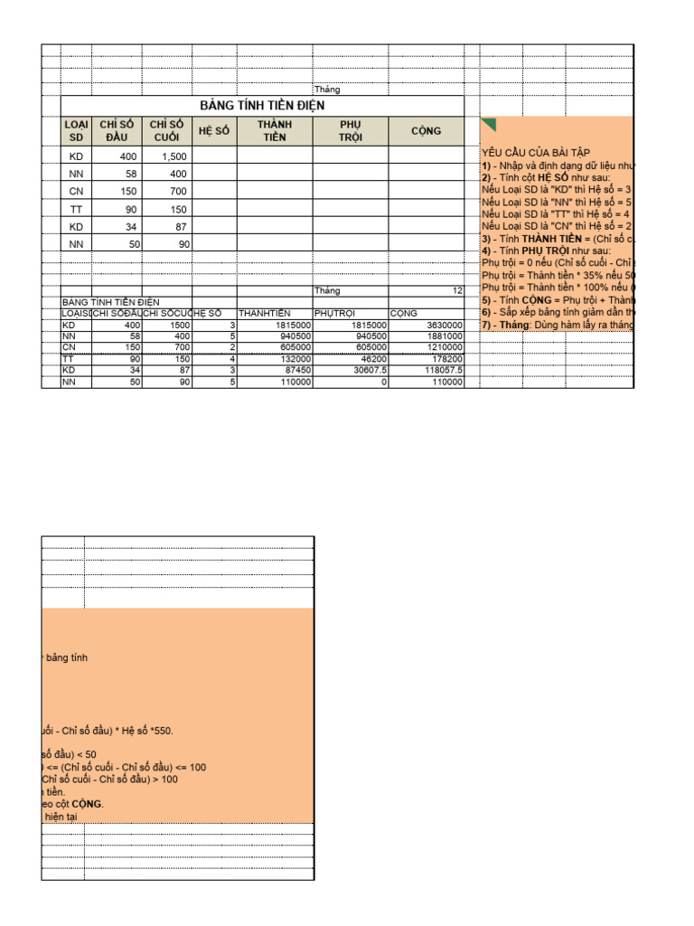 BT E Khong Giai | PDF