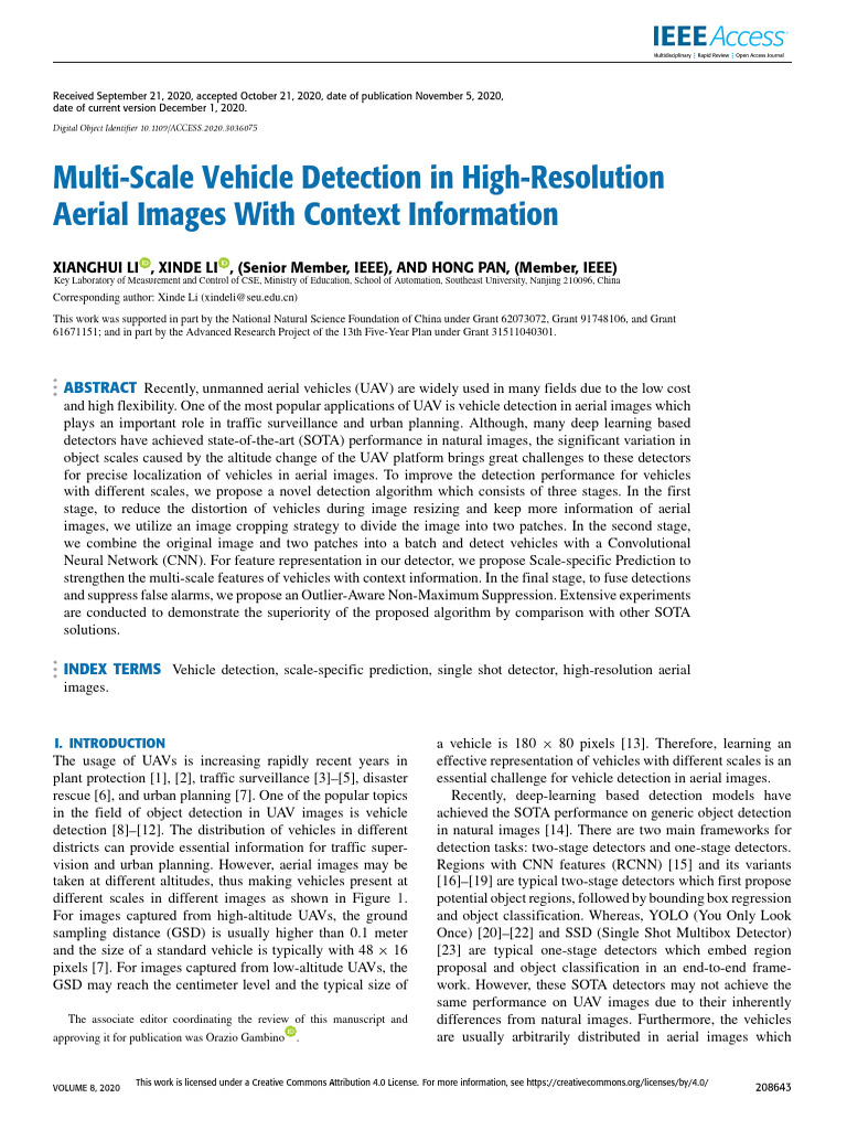 Multi-Scale Vehicle Detection in High-Resolution Aerial Images With ...