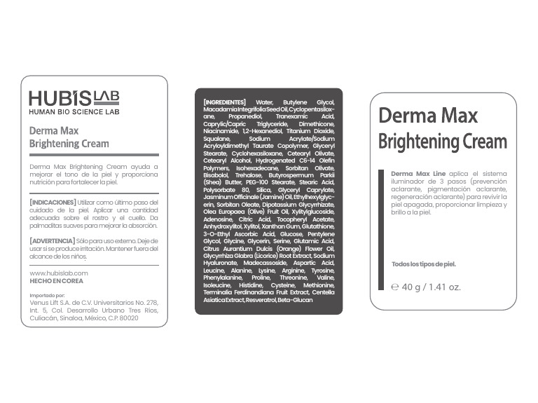 Derma Max Brightening Cream (40g) | PDF
