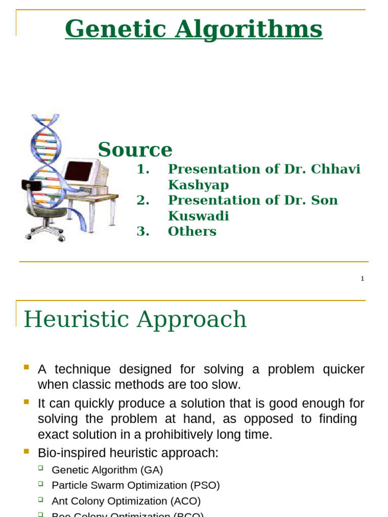 Genetic Algorithm | PDF | Genetic Algorithm | Natural Selection Genetic Algorithm | PDF | Genetic Algorithm | Natural Selection