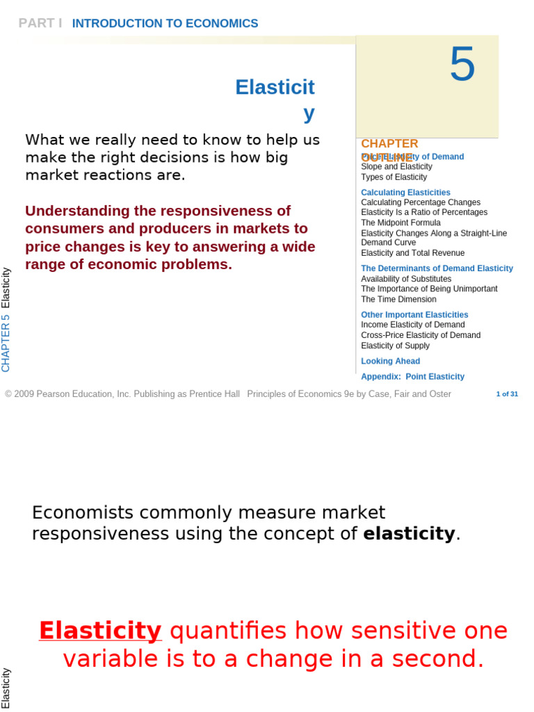 Understanding Elasticity in Economics | PDF | Elasticity (Economics ...
