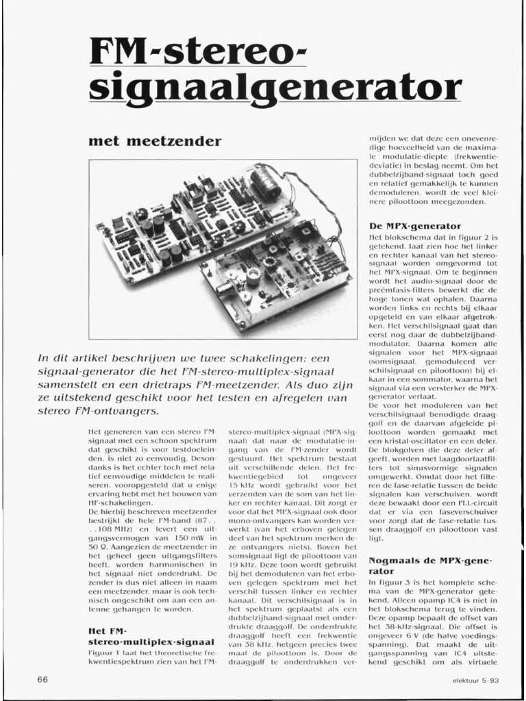 Elektuur Stereo Coder | PDF