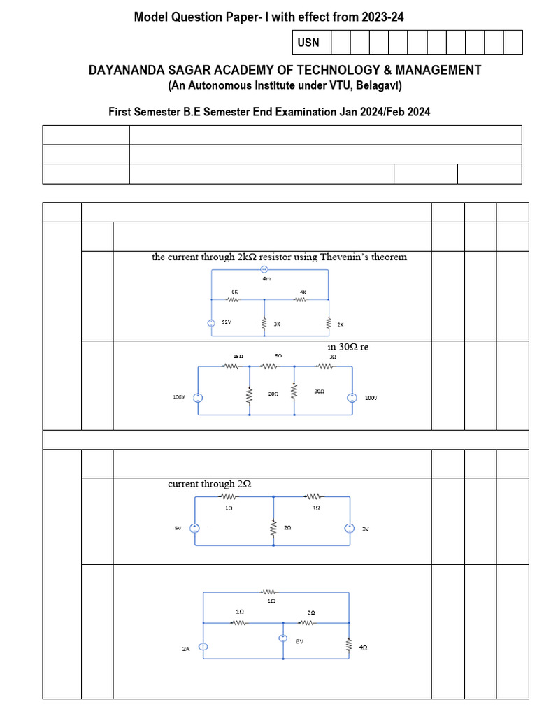 B.E Electrical Engineering Exam Paper | PDF | Electric Motor ...