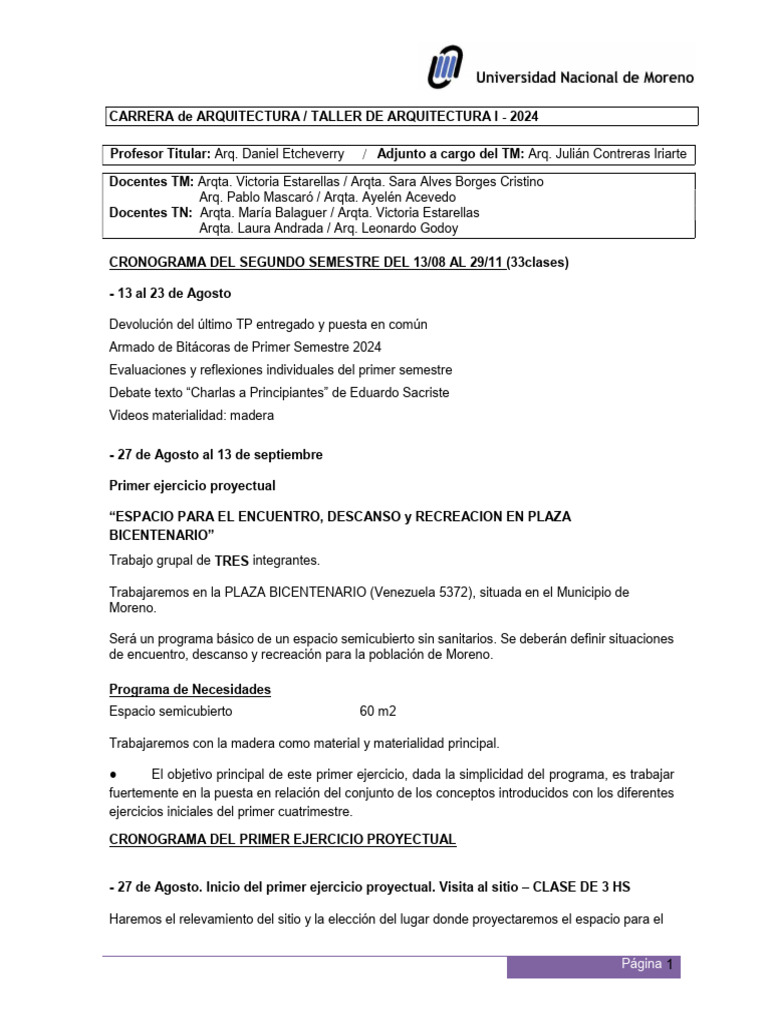 Guia TP-2C-2024 - TA1 | PDF | Evaluación | Ingeniería
