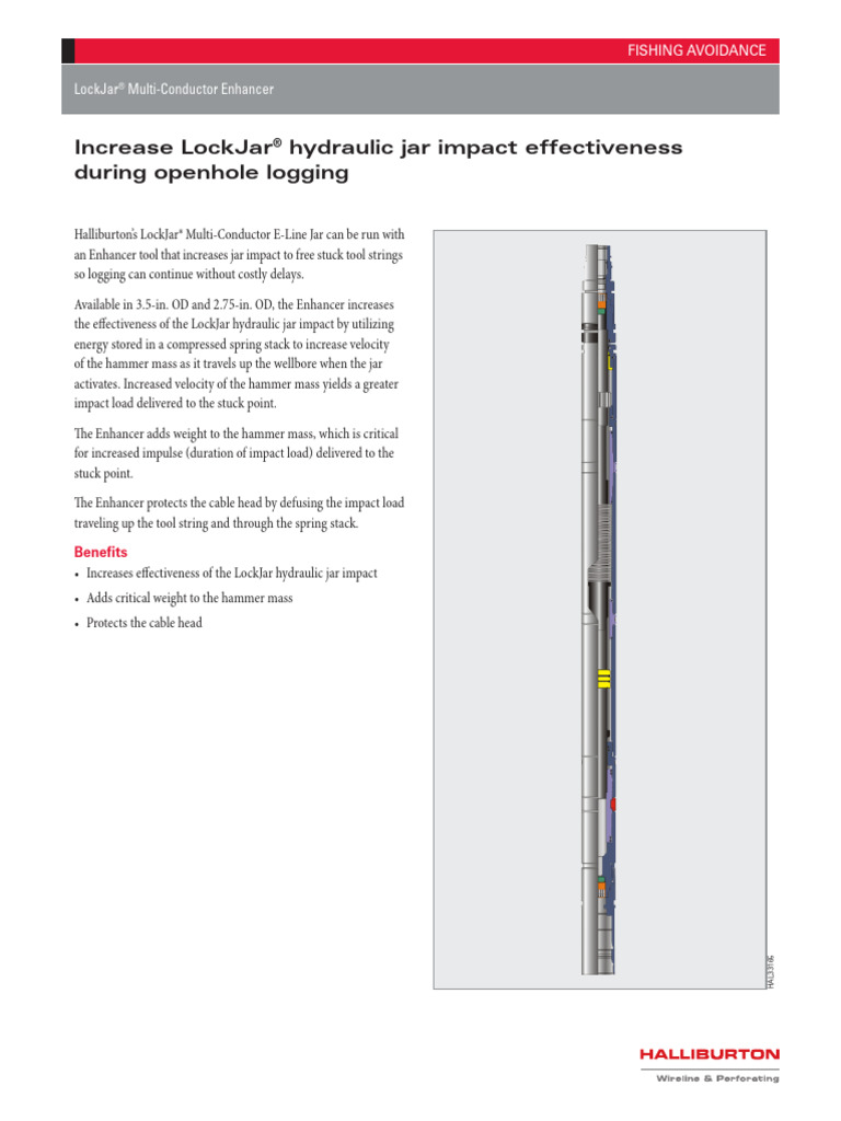Increase Lockjar Hydraulic Jar Impact Effectiveness During Openhole Logging | PDF | Applied And ...