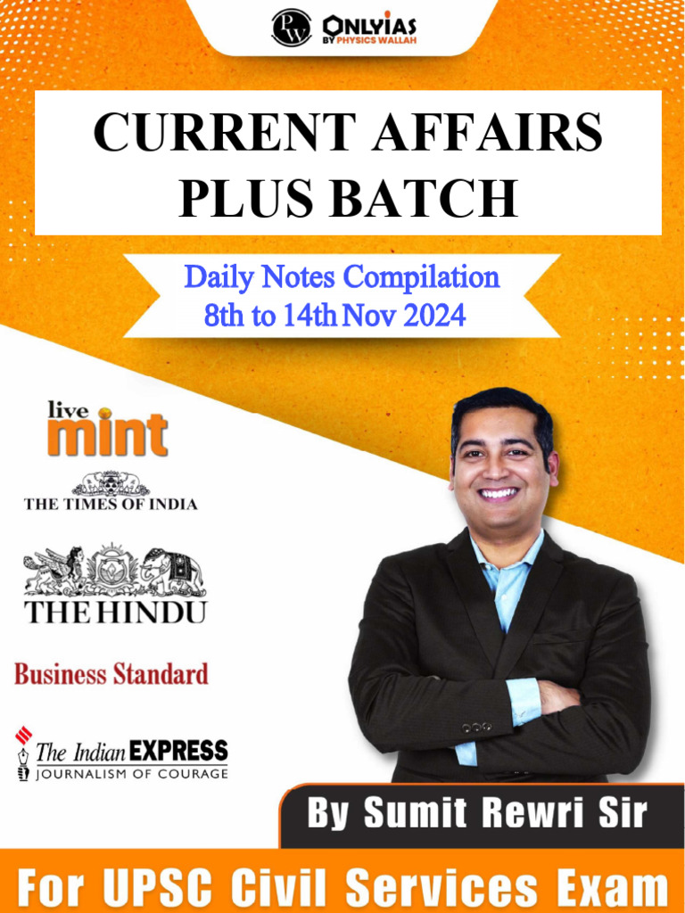 Compilation Notes - 8th November, 2024 - 14th November, 2024 | PDF ...