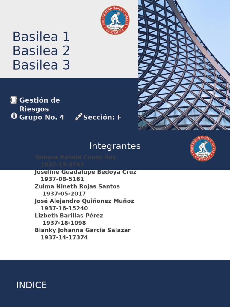 Grupo 4 Secc. F Basilea 1, 2 y 3 7.00 | PDF | Basilea Ii | Economias