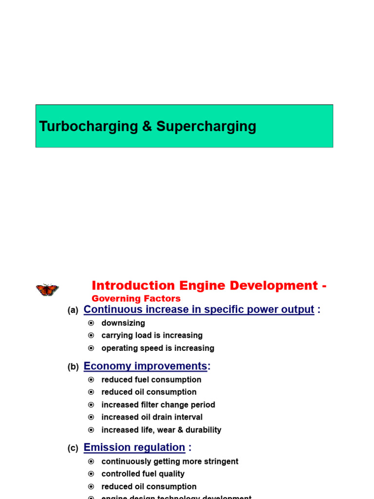 Turbocharging and Supercharging Explained | PDF | Turbocharger | Engines