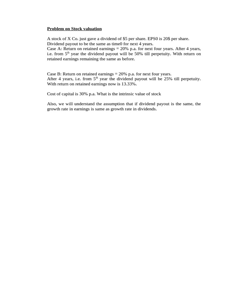 Extra Problems | PDF | Business | Finance & Money Management