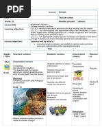 Sample Lesson Plan With Annotation For COT Indicators | PDF | Learning ...