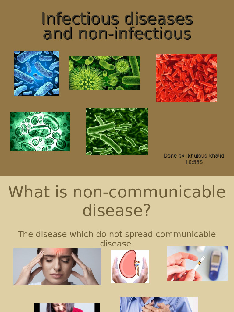 Infectious vs Non-Infectious Diseases | PDF