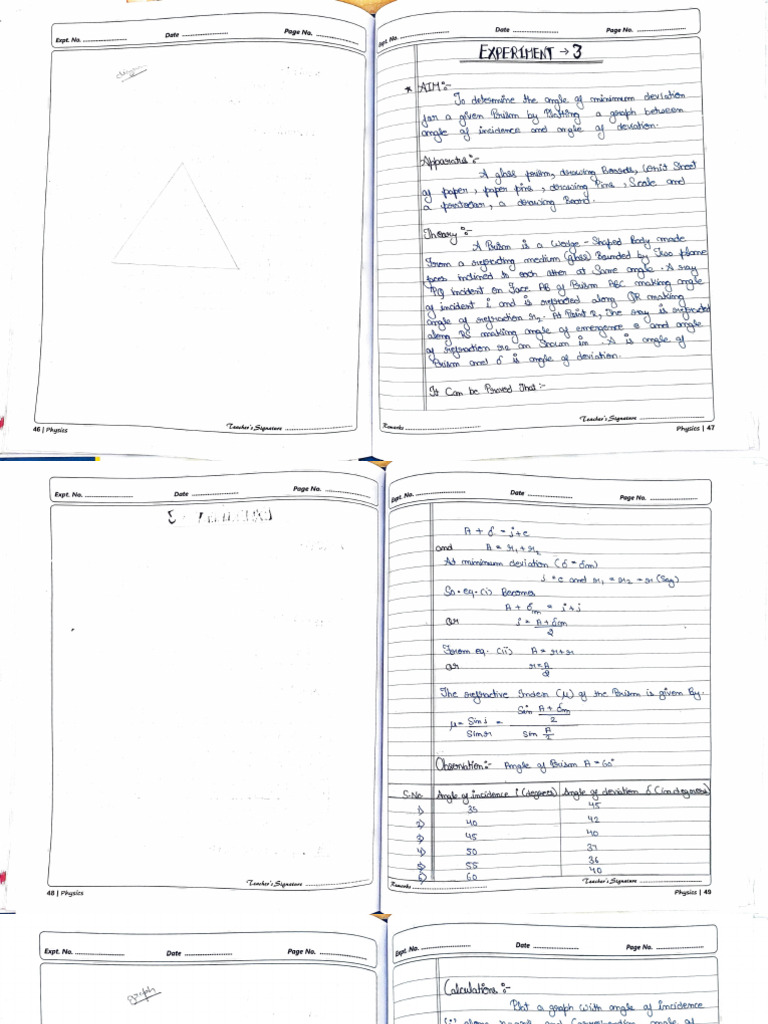 Physics Experiment 3 & 4 | PDF