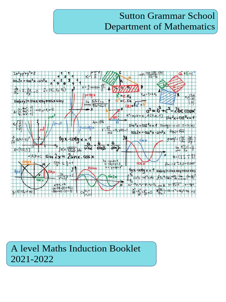 SGS A Level Maths Guide 2021-22 | PDF | Mathematics | Mentorship