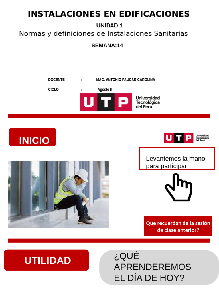 S014 - s1 INSTALACIONES EN EDIFICACIONES | PDF | Crecimiento personal y ...