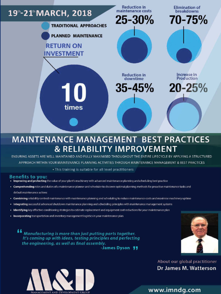 Maintenance Managament, Best Practices Reliability Improvement | PDF ...