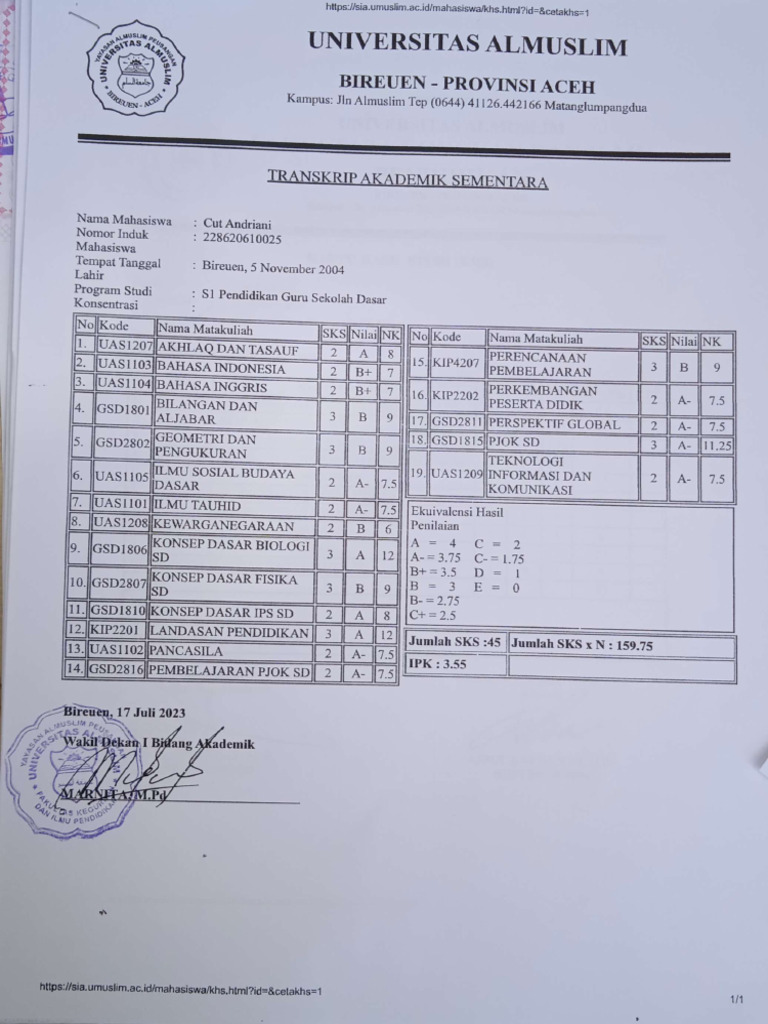 Dokumen Trankip Niliai - WPS Office - Compressed | PDF