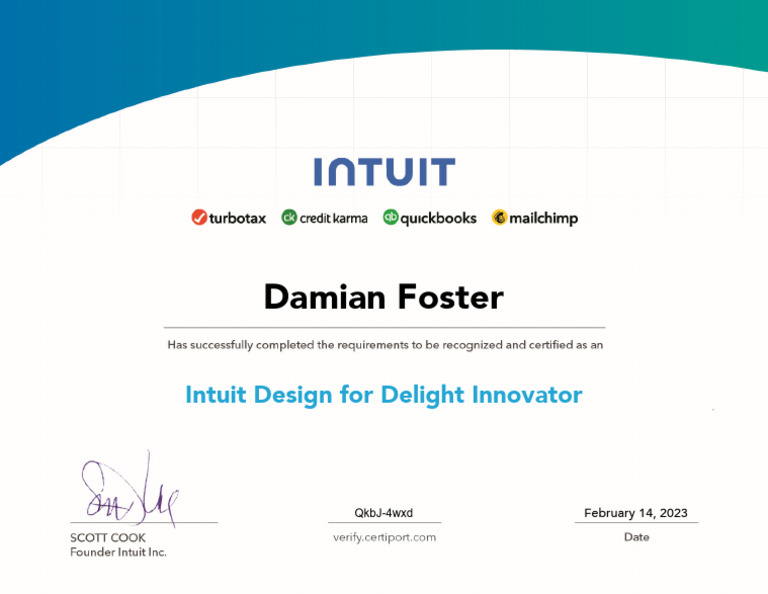 Intuit Design For Delight Innovator | PDF | Technology & Engineering