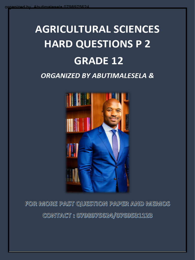 Agricultural Sciences Hard Questions P2-1 | PDF | Zygosity | Genotype