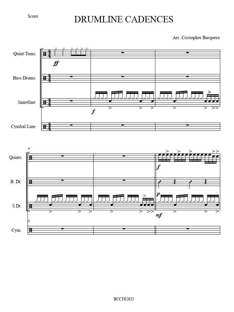 Score Cadence | PDF