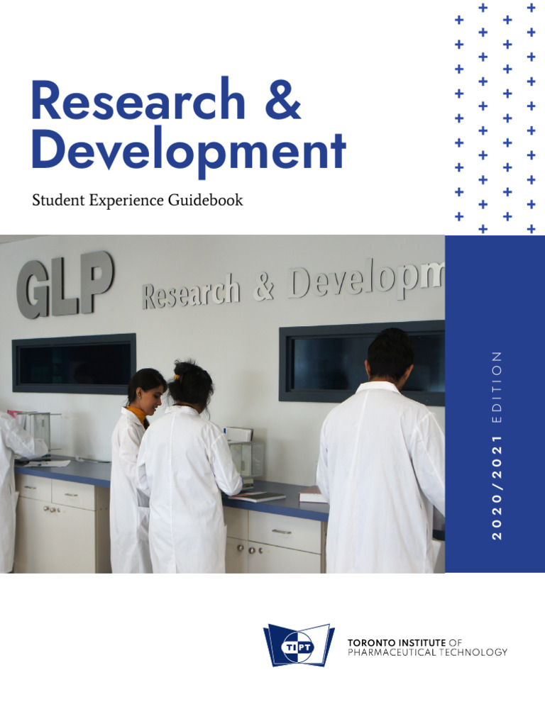 TIPT Research & Development Program Brochure | PDF | Pharmacy | Internship