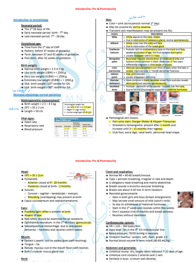 Introduction, Pre - Postmaturity | PDF | Preterm Birth | Medical ...