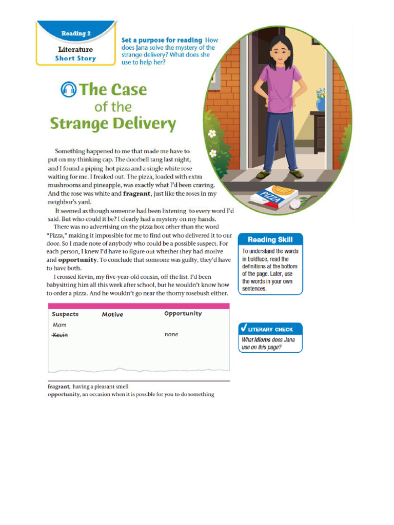 The Case of The Strange Delivery | PDF