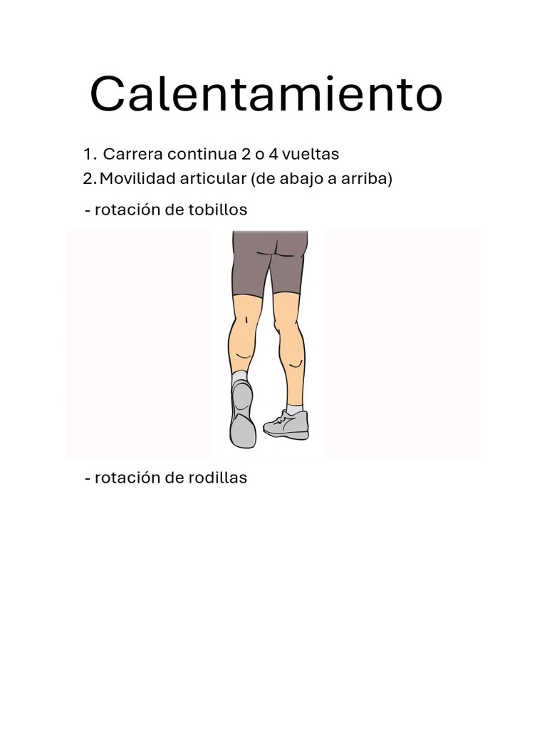 Calentamiento | PDF | Salud y bienestar