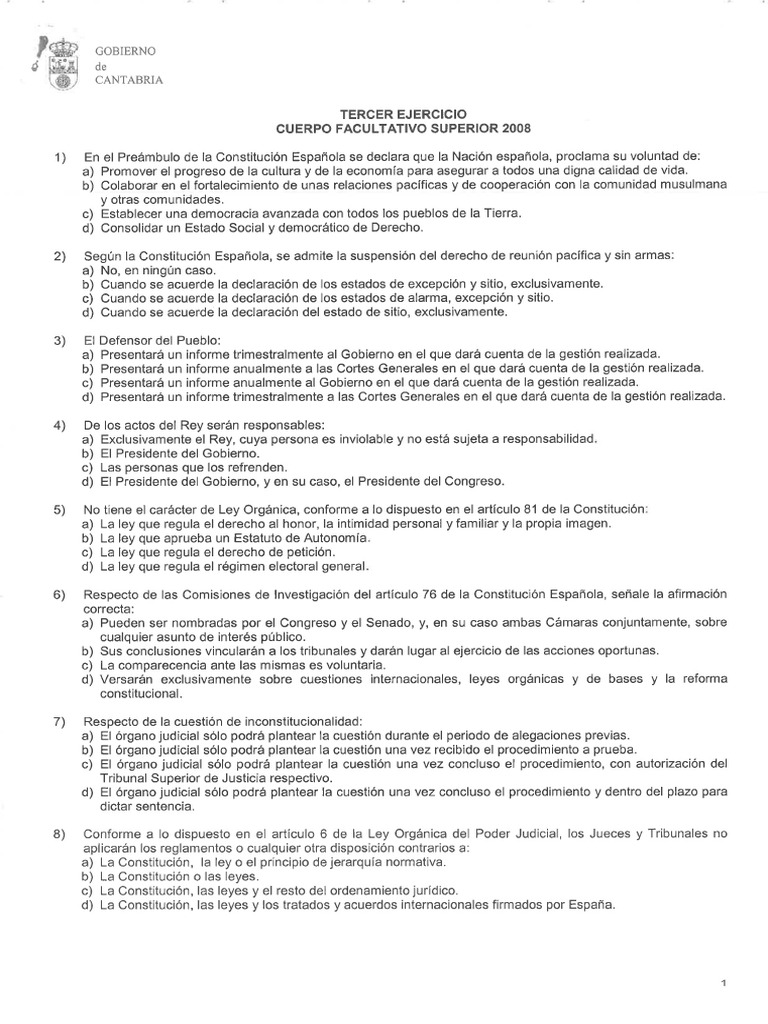 Tercer Ejercicio Común CFS | PDF