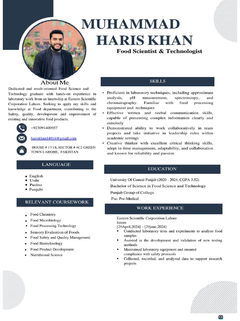 Muhammad Haris CV (1) (2) | PDF