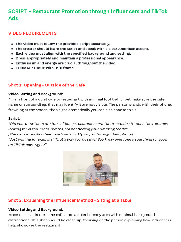 Ammar Restaurant Promotion Through Influencers and TikTok Ads | PDF ...