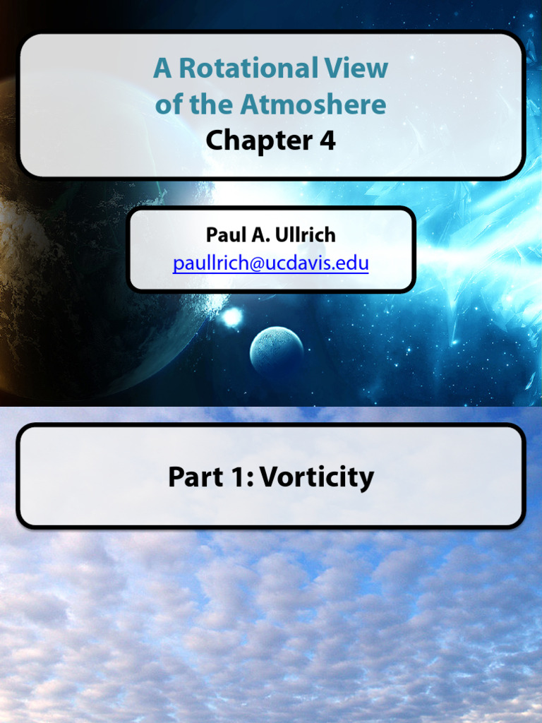 AtmosphericDynamics Chapter04 Part01 Vorticity | PDF | Vortices | Fluid Dynamics