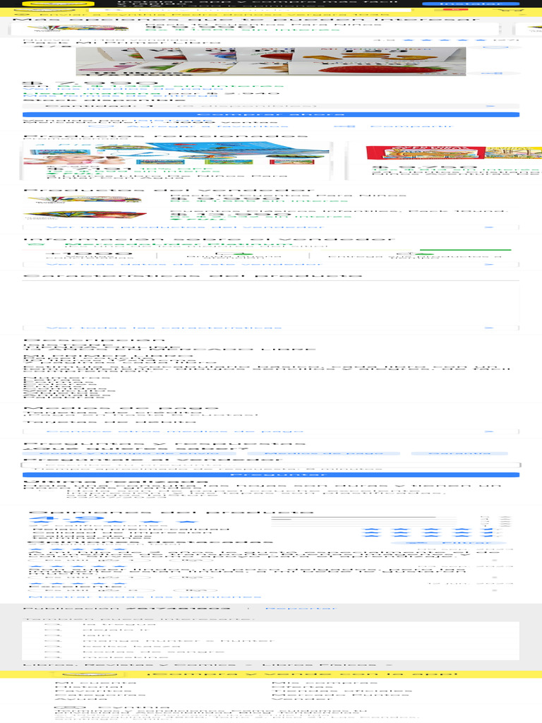 Pack Mi Primer Libro | PDF