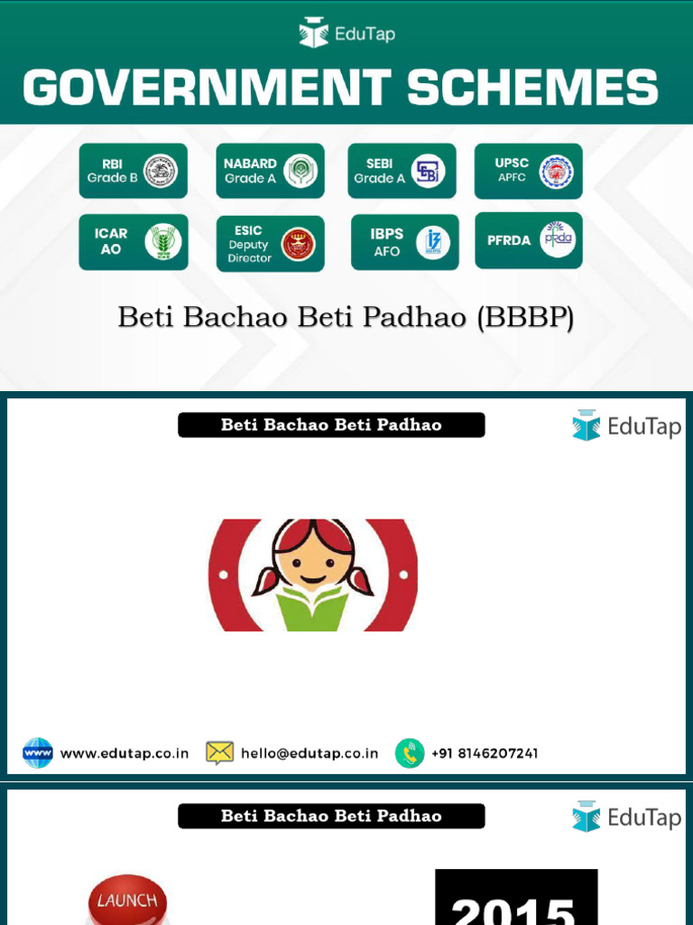 Beti Bachao Beti Padhao Overview | PDF | Woman