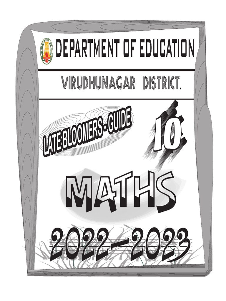 10th Maths 5 Marks Important Samacheer Kalvi | PDF