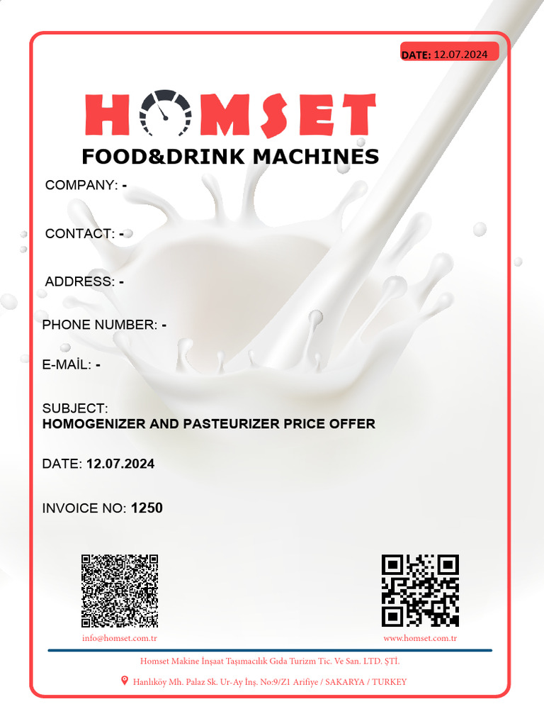 Homset Equipment Price Offer | PDF | Mechanical Engineering