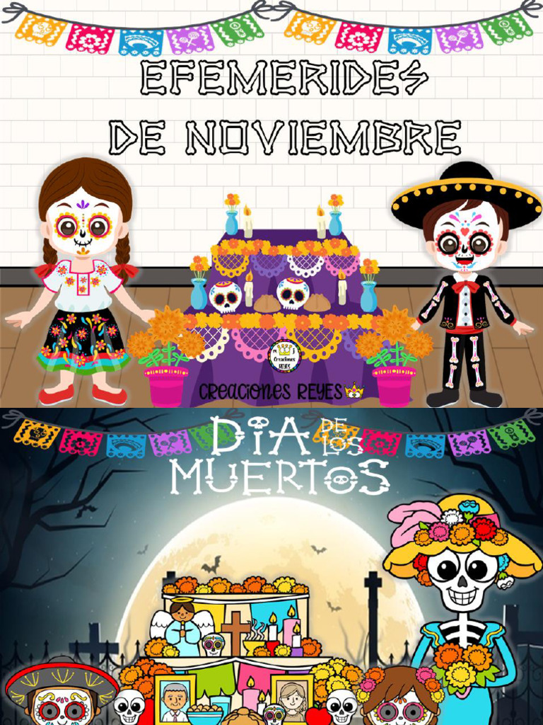 Efemerides-Noviembre-Creaciones Reyes | PDF