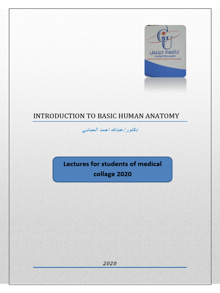 Introduction To Basic Human Anatomy | PDF | Anatomical Terms Of ...