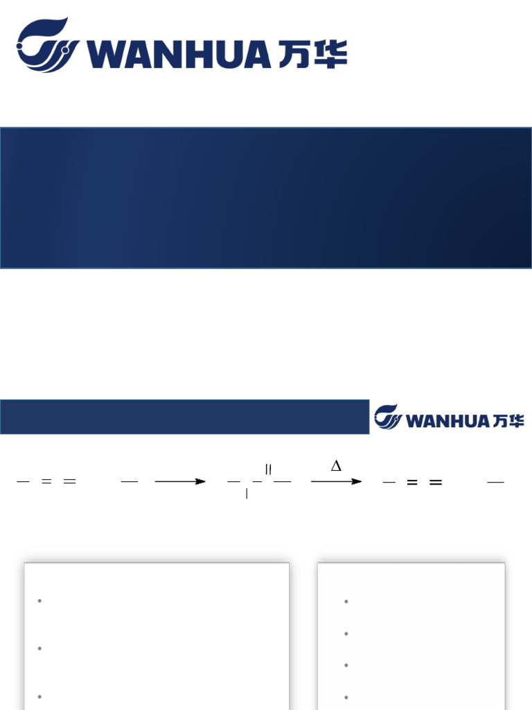 Wanhua Wannate Blocked Isocyanate Products | PDF | Industrial Processes ...