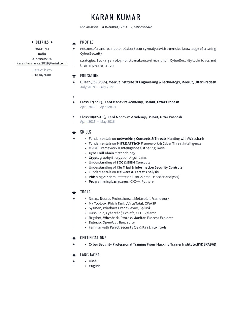 Karan Kumar - CYBERSECURITY | PDF | Security | Computer Security