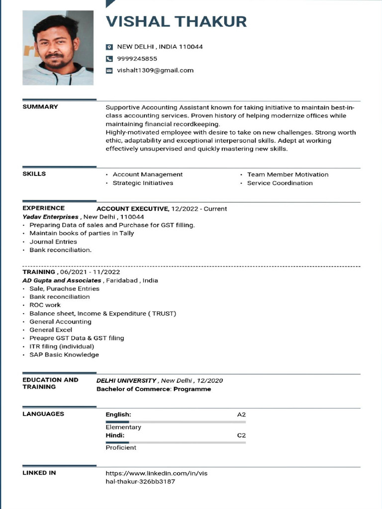 Resume June 23 | PDF