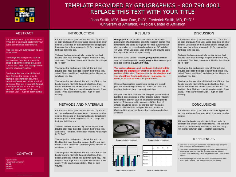 Genigraphics Poster Template 36x48C | PDF | Microsoft Word | Typefaces