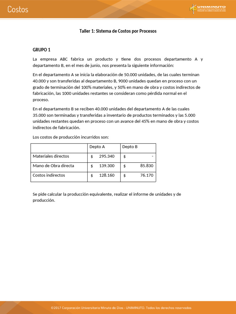 Taller Und 5 Grupal | PDF | Economias