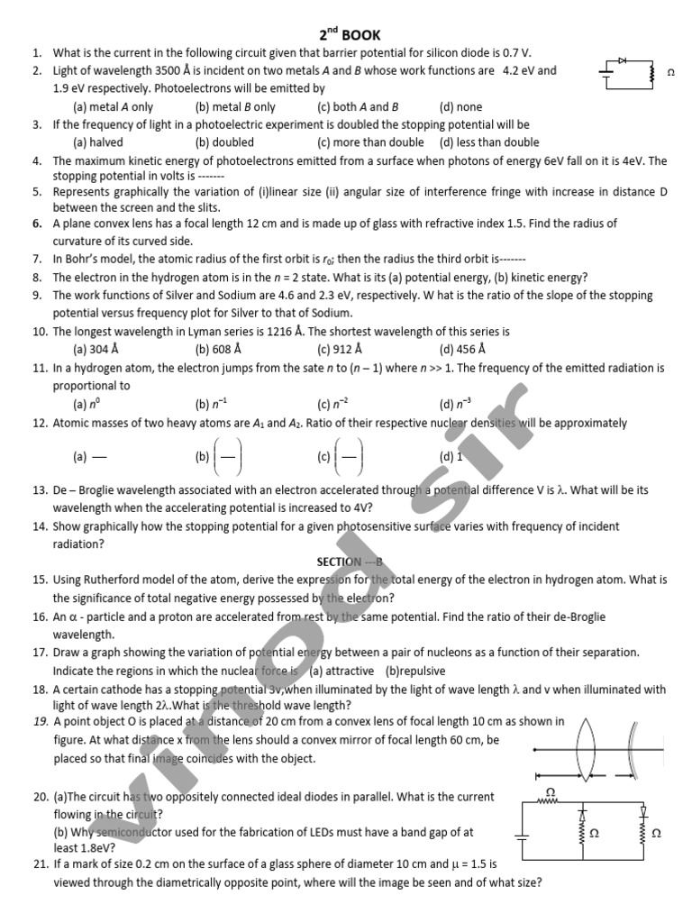 2nd book 2024 | PDF | Electron | Diffraction