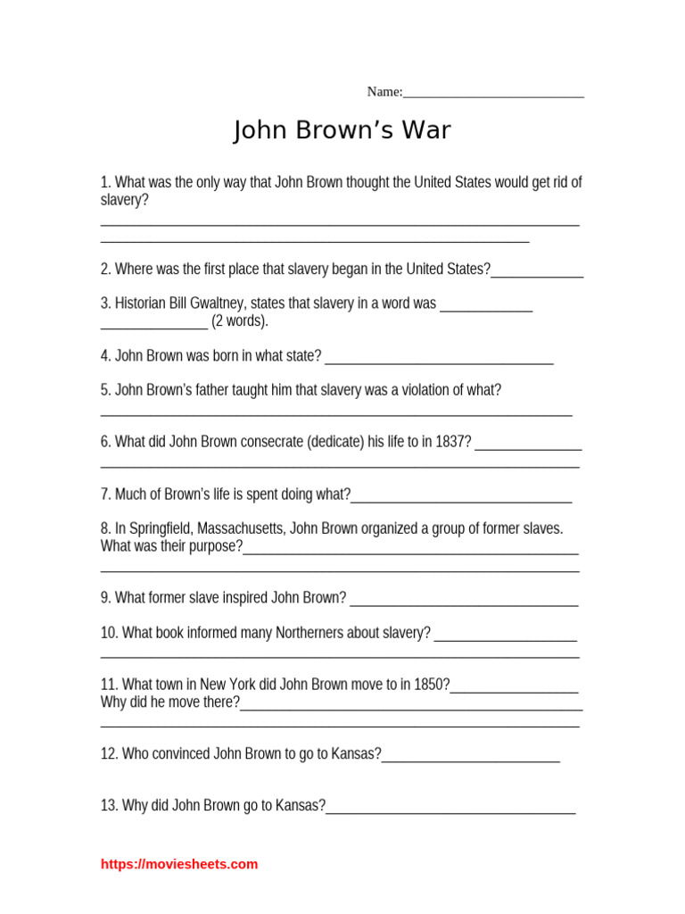 John_Brown__s_War | PDF | John Brown (Abolitionist) | Southern United ...