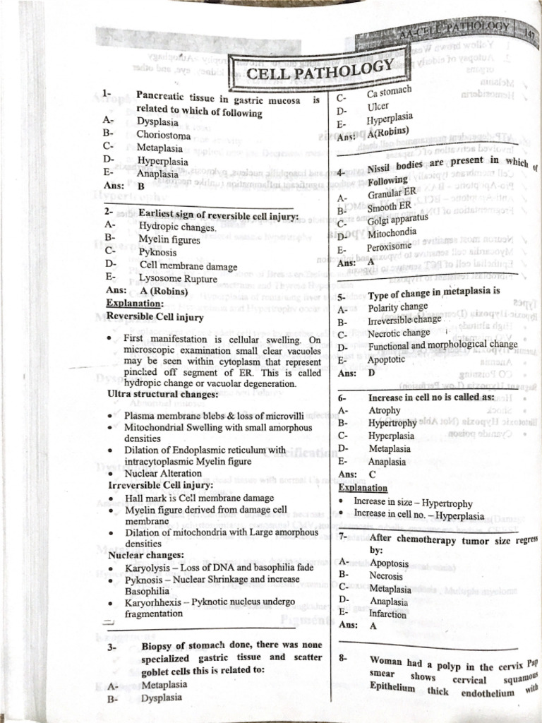 Cell Pathology | PDF