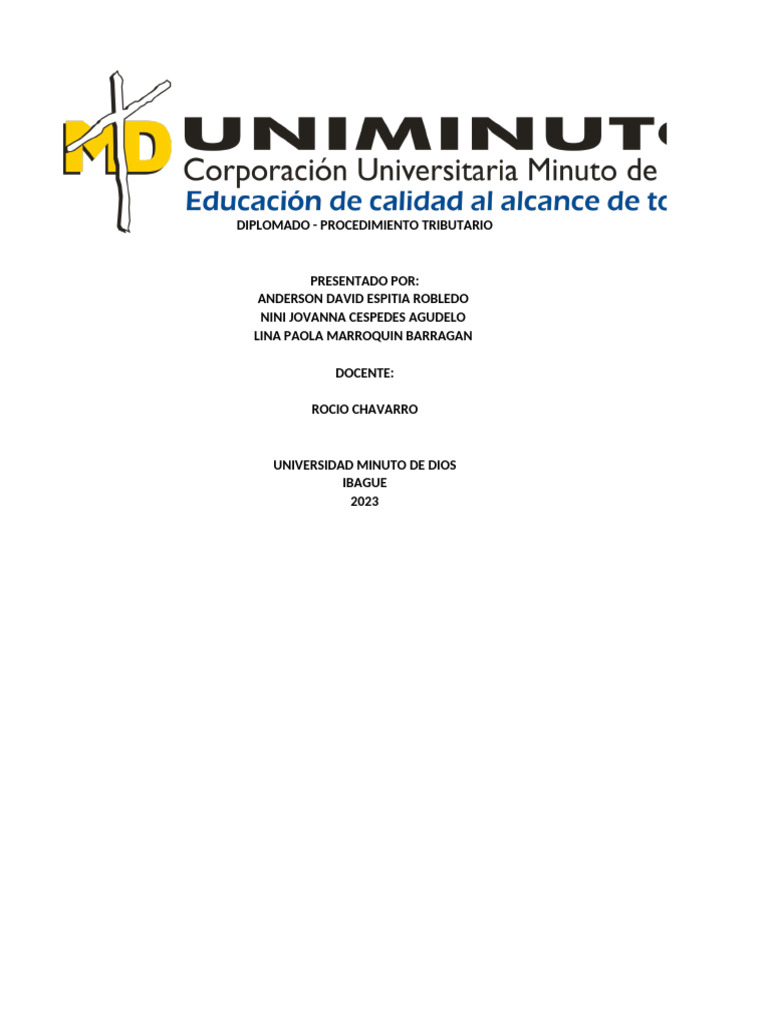 Diplomado - Procedimiento Tributario | PDF | Impuesto al valor agregado ...